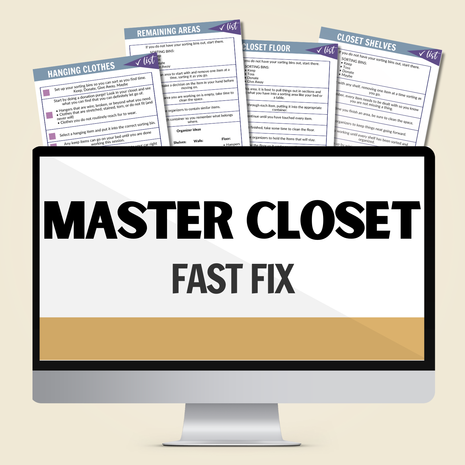 Master Closet Fast Fix – Declutter in Minutes
